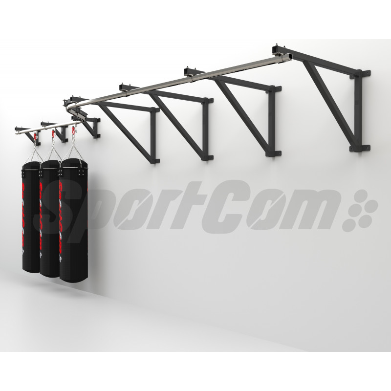 Wall mounted rail for punching bags | SportCom