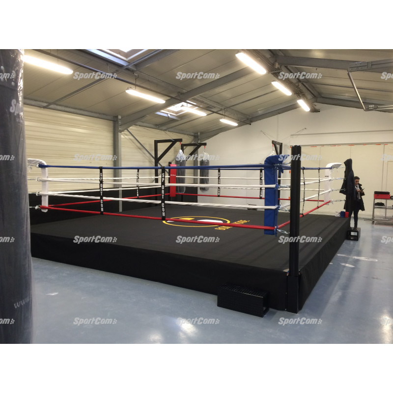 Ring de boxe pro training avec podium 50cm | SportCom