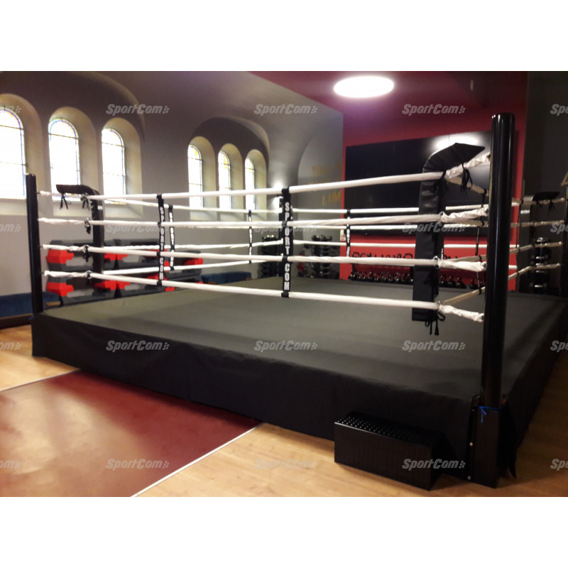 Ring de boxe pro training avec podium 50cm | SportCom