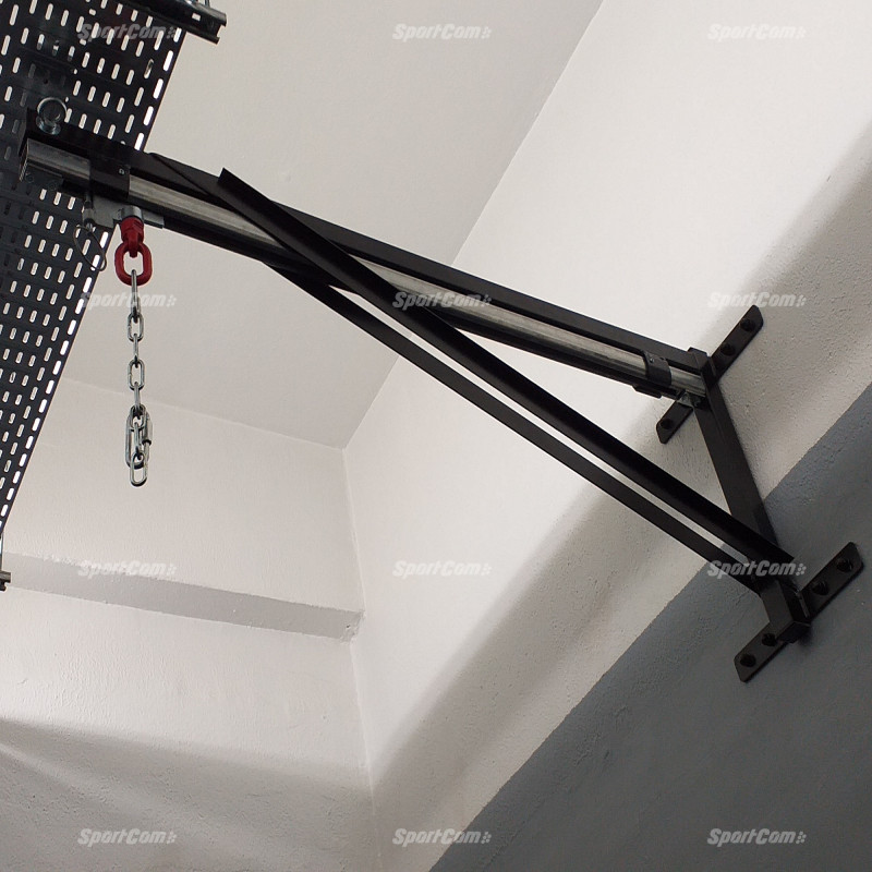 Wall-mounted bracket with rail and trolley | SportCom