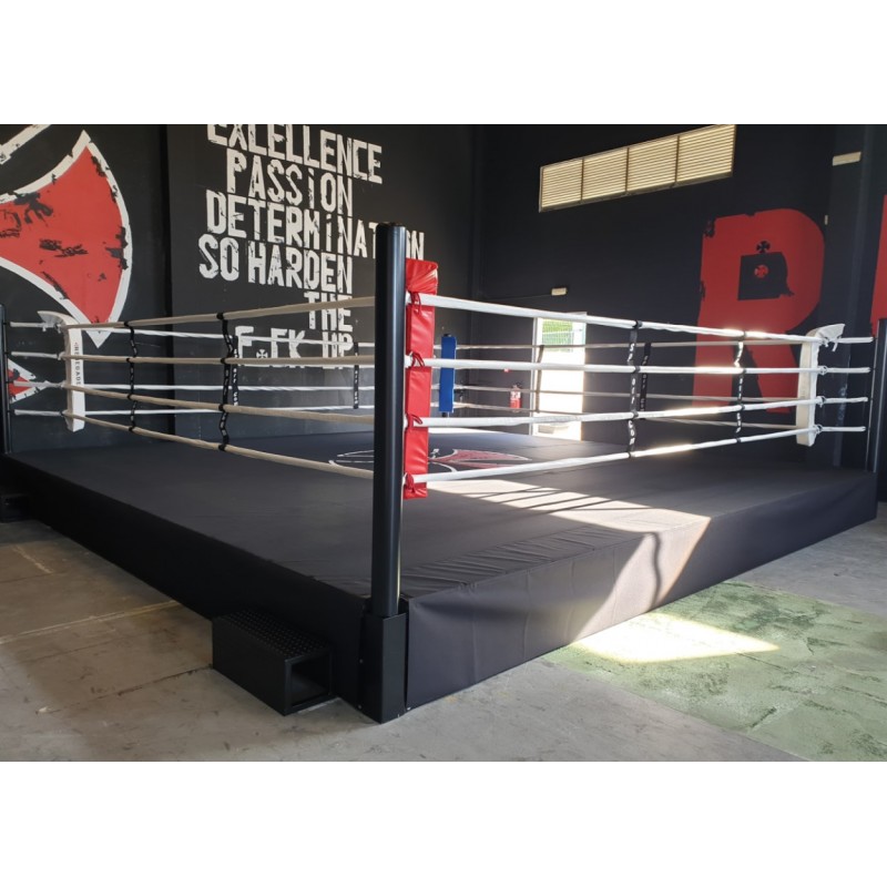 Ring de boxe pro training avec podium 50cm | SportCom