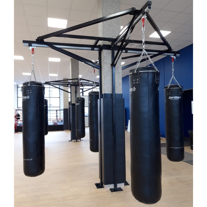 Wall-mounted bracket with rail and trolley | SportCom