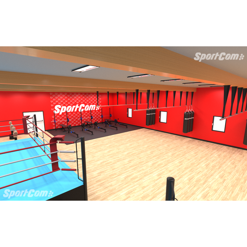 3D design of combat sports and martial arts rooms | SportCom