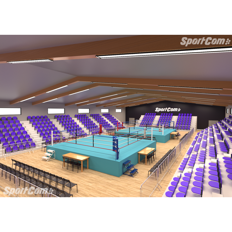 3D design of combat sports and martial arts rooms | SportCom
