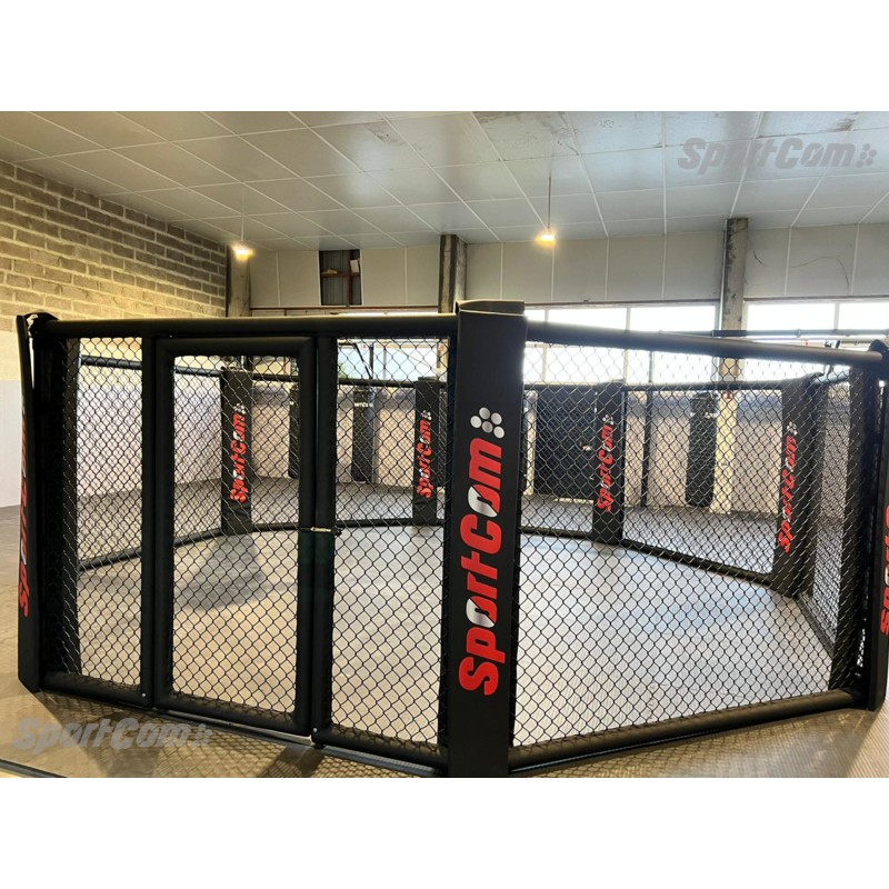 Cage MMA octogonale ECOFLOOR | SportCom