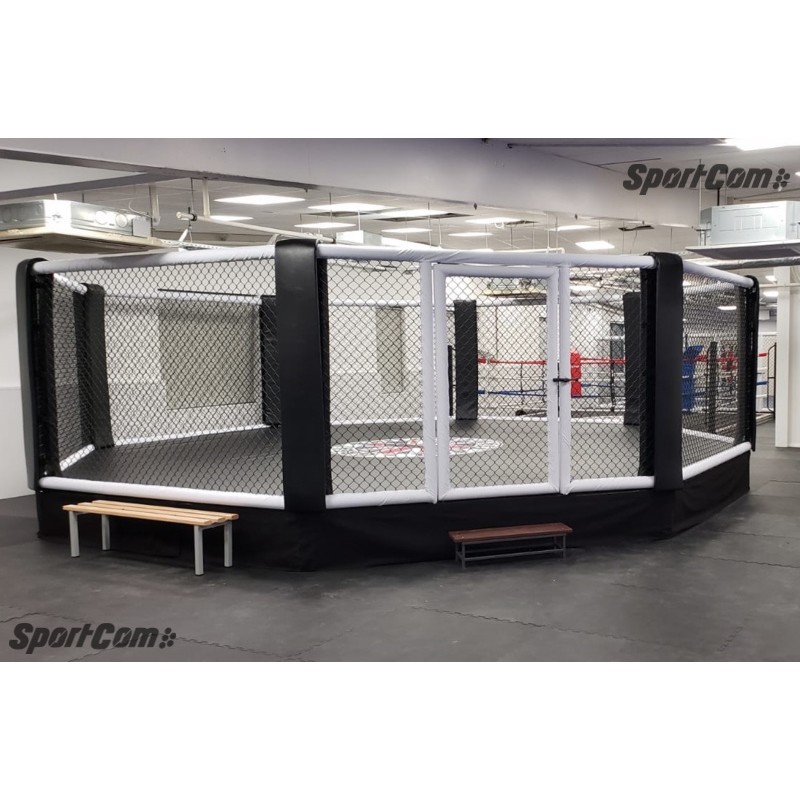 Cage MMA octogonale avec podium | SportCom