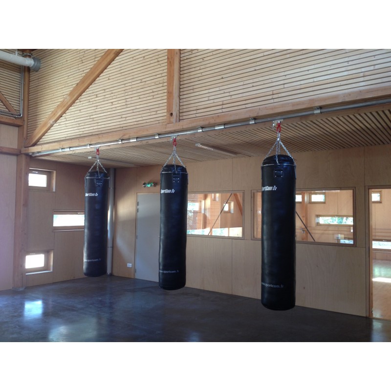 Overhead conveyor rail for punching bags | SportCom