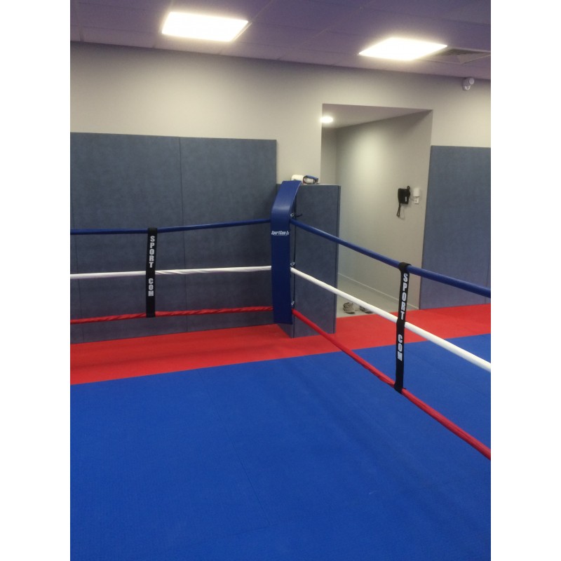 4 boxing ring corner poles - 4 ropes | SportCom