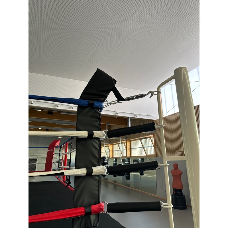 4 boxing ring corner poles - 4 ropes | SportCom