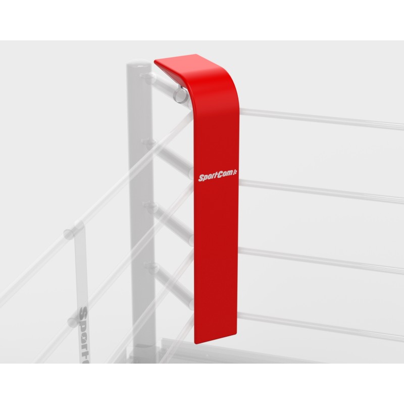 4 boxing ring corner poles - 4 ropes | SportCom