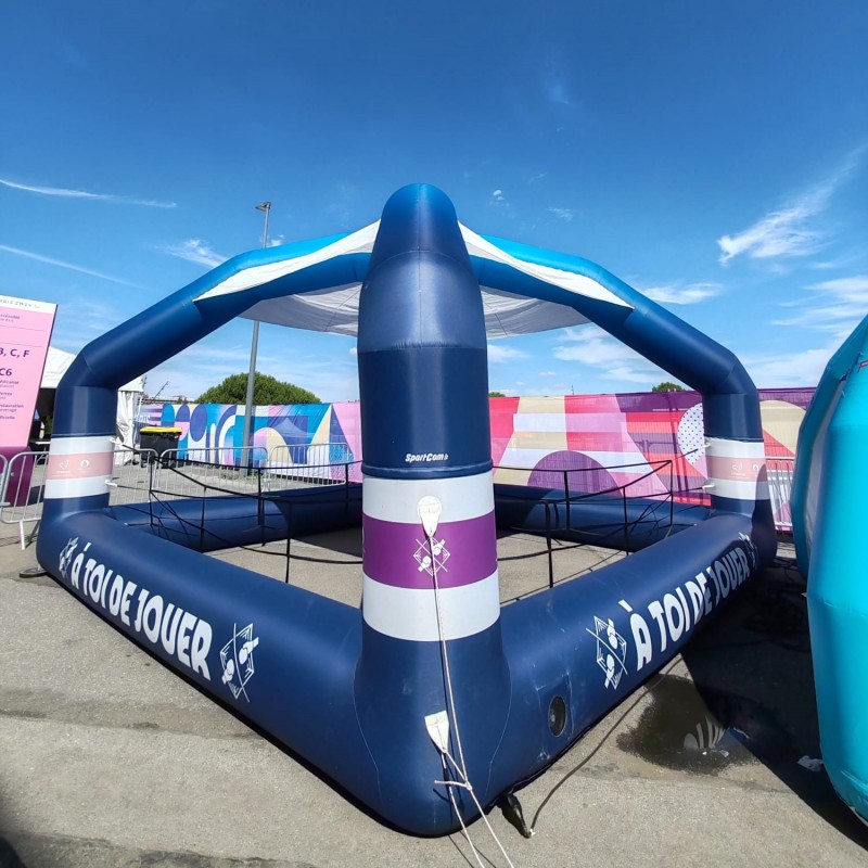 Inflatable boxing ring with canopy | SportCom